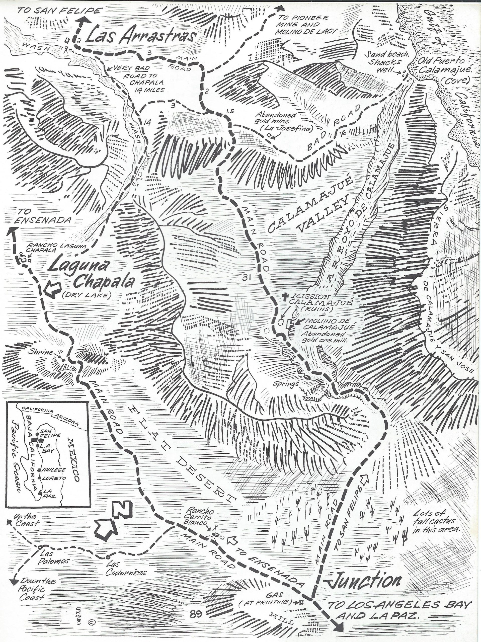 Cliff Cross Maps – Viva Baja