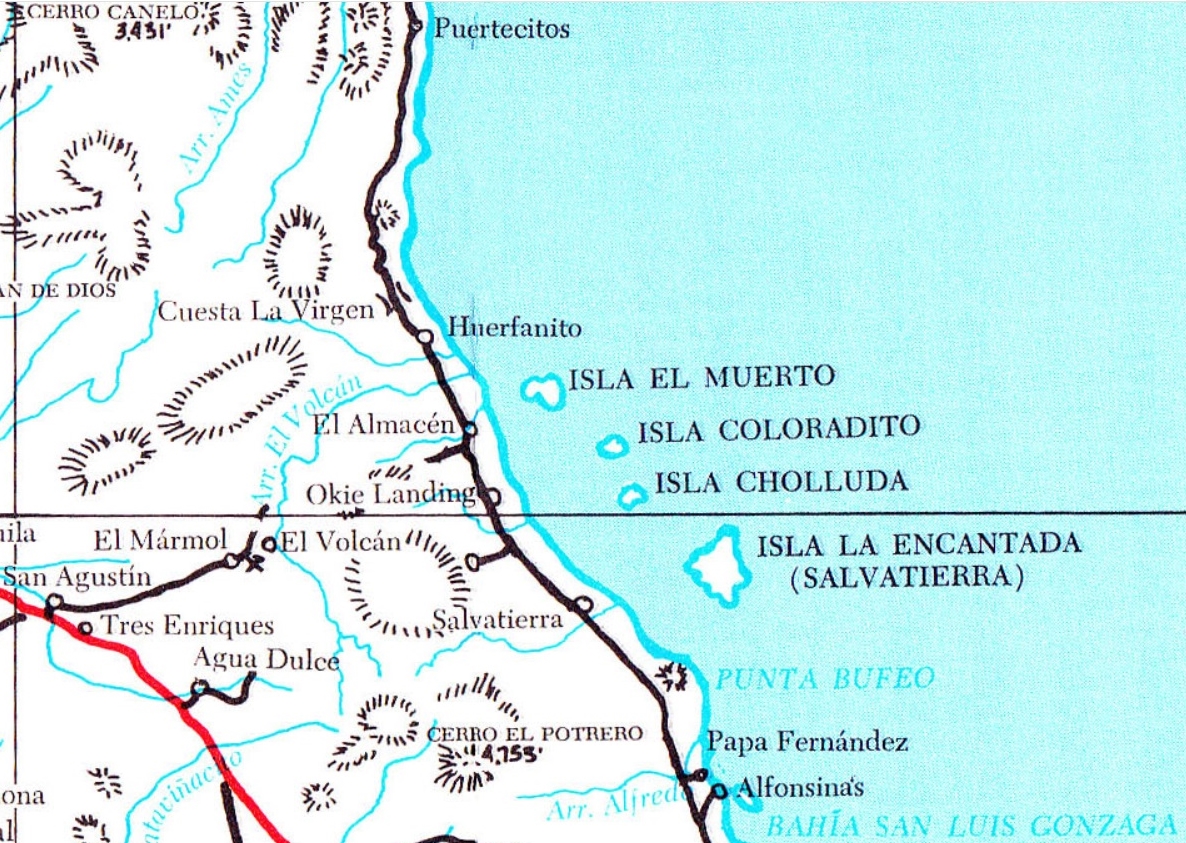 Okie Landing on maps – Viva Baja